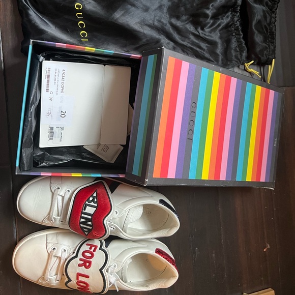 Gucci | Shoes | Gucci Sneakers Removable Patches Included | Poshmark